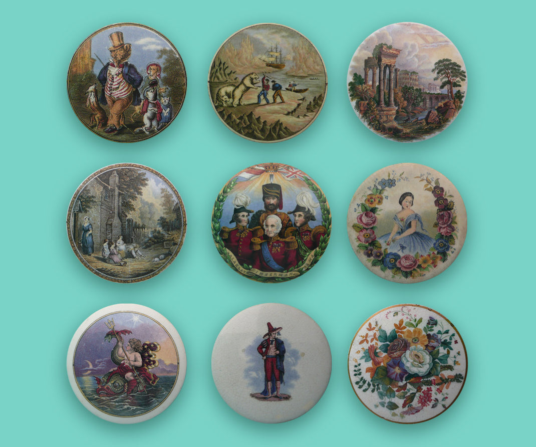 Historical and Collectable: Staffordshire Pot Lids, Prattware Auctions ...