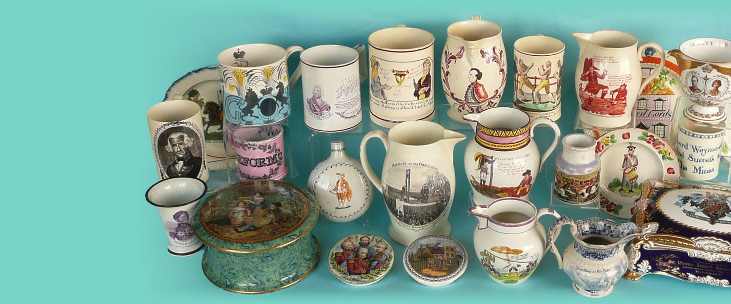 Historical and Collectable: Staffordshire Pot Lids, Prattware Auctions ...