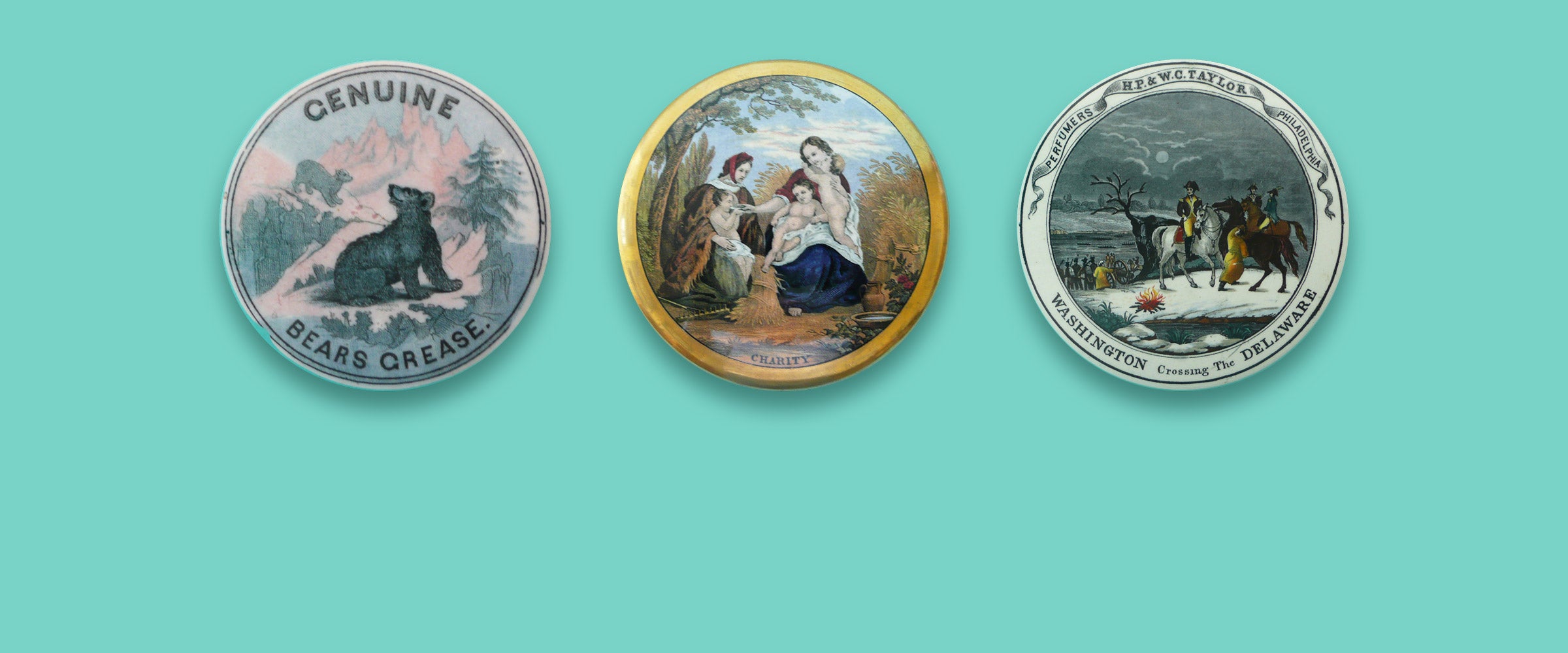 Historical and Collectable: Staffordshire Pot Lids, Prattware Auctions ...